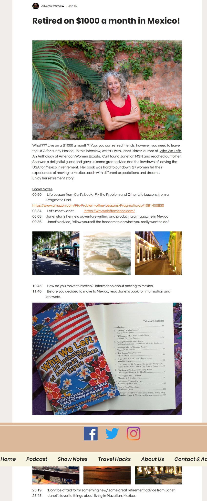 Speaking of Moving to Mexico… – Janet Blaser